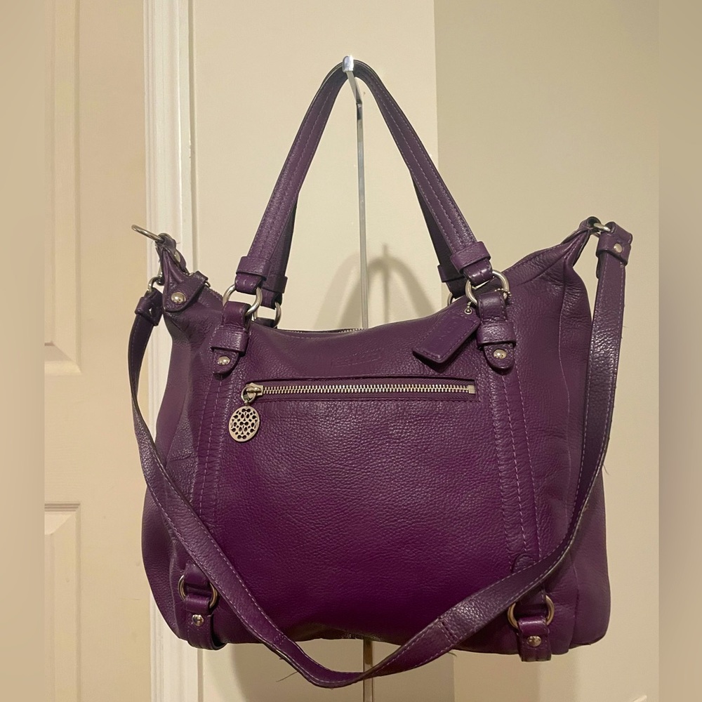 Coach Leather Alexandra Convertible Pebble Leather To… - Gem